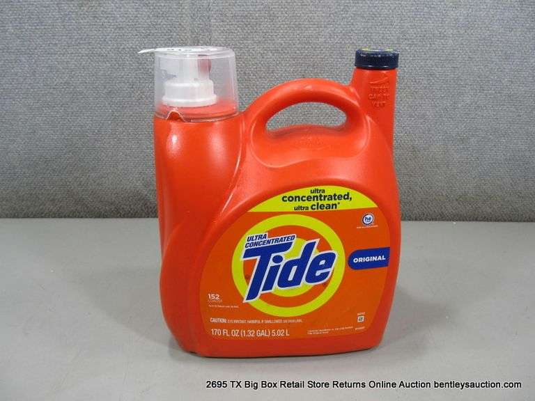 TIDE ORIGINAL LAUNDRY DETERGENT, 170 OZ BOTTLE - Bentley & Associates, LLC
