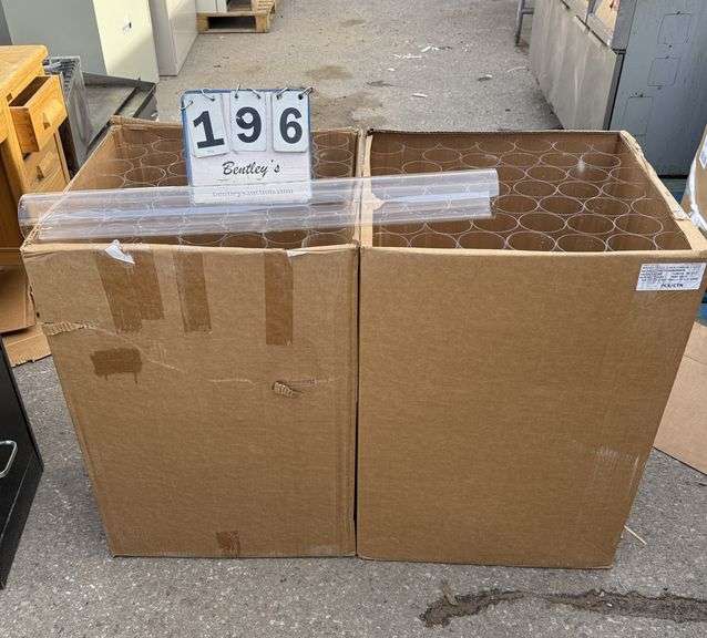 BOX: POLYCARBONATE TUBES - CLEAR, 30-1/2", 46 PIECES, #042517 (2X MONEY ...