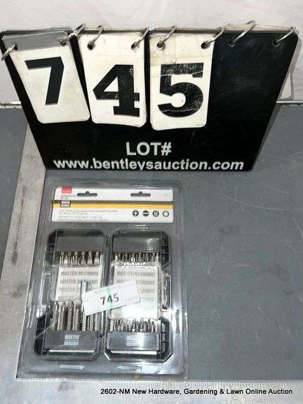 MASTER MECHANIC 40 PIECE SCREWDRIVER BIT SET - Bentley & Associates, LLC