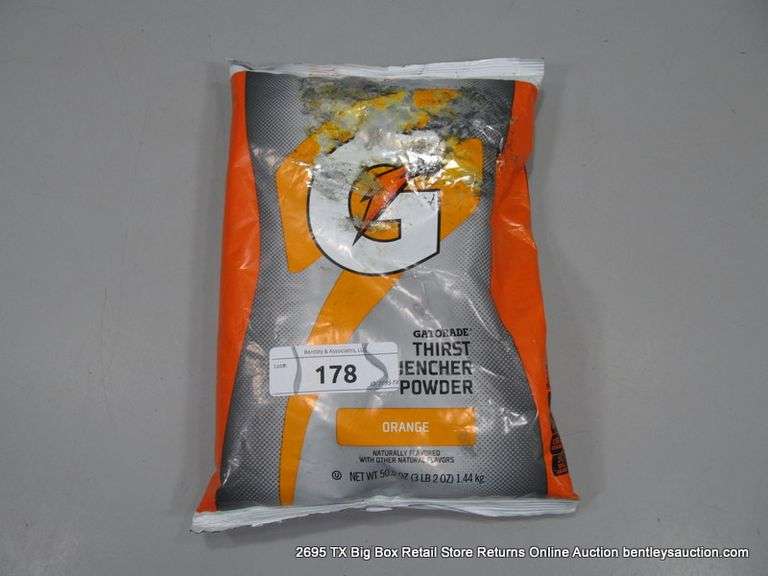 3 LB BAG GATORADE ORANGE - Bentley & Associates, LLC