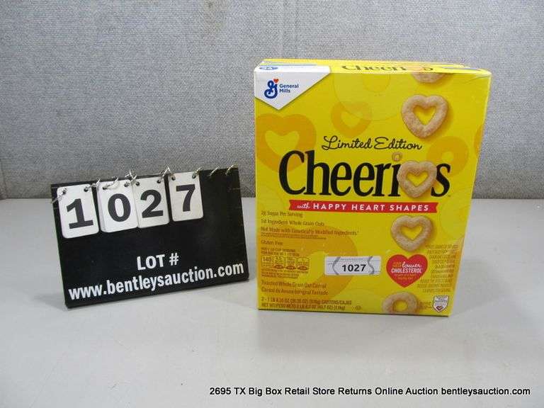 (2) BOXES: CHEERIOS-HEART SHAPED - Bentley & Associates, LLC