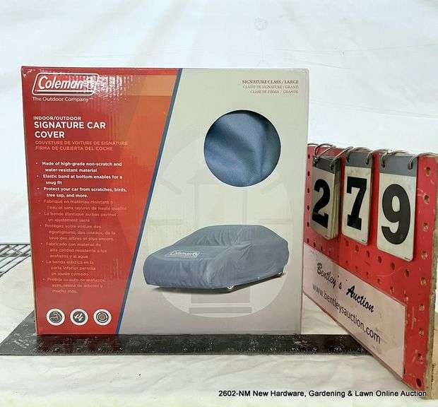 COLEMAN INDOOR/OUTDOOR SIGNATURE CAR COVER - Bentley & Associates, LLC