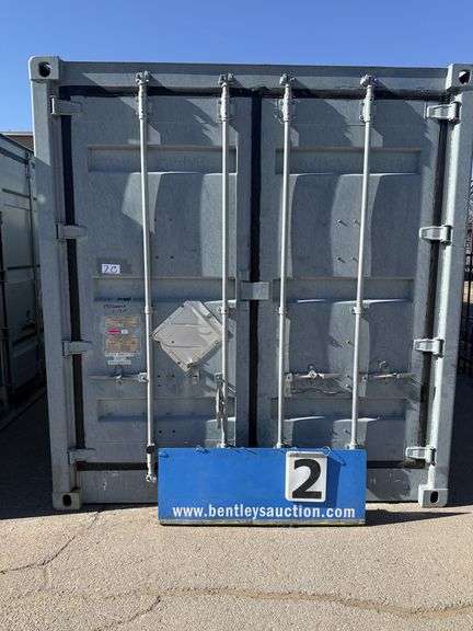 SHIPPING CONTAINER TYPE: J20-217/10, MAX WEIGHT 52,910, 20'L X 8'W X 9. ...