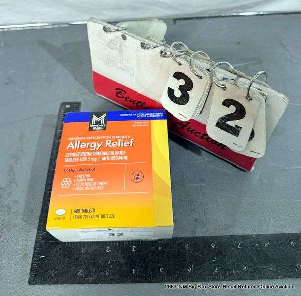 BOX: ALLERGY RELIEF - 400 TABLETS - Bentley & Associates, LLC