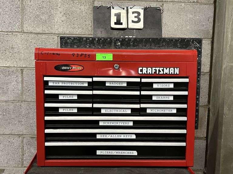 CRAFTSMAN RED TOOL BOX - Bentley & Associates, LLC