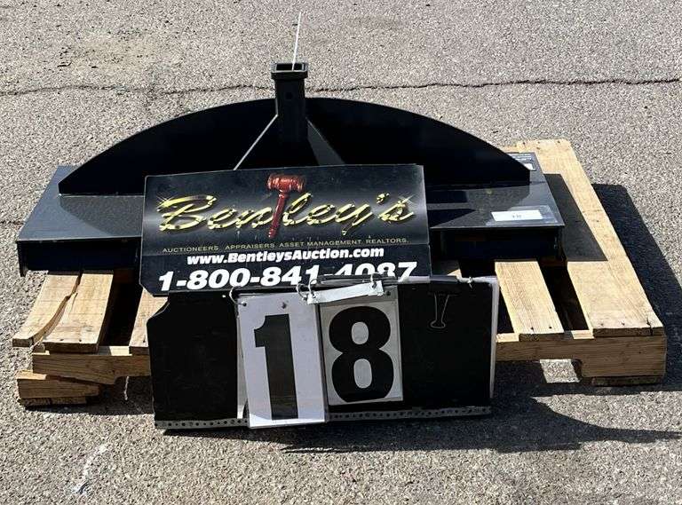 NEW 2024 LANDHONOR SKID STEER UTILITY HITCH ADAPTER 2" RECIEVER MODEL ...