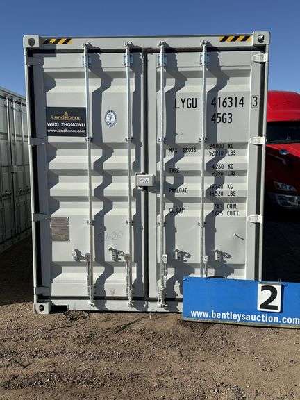 SHIPPING CONTAINER TYPE: SL424-401, MAX WEIGHT 52,910, 40'L X 8'W X 9.9 ...