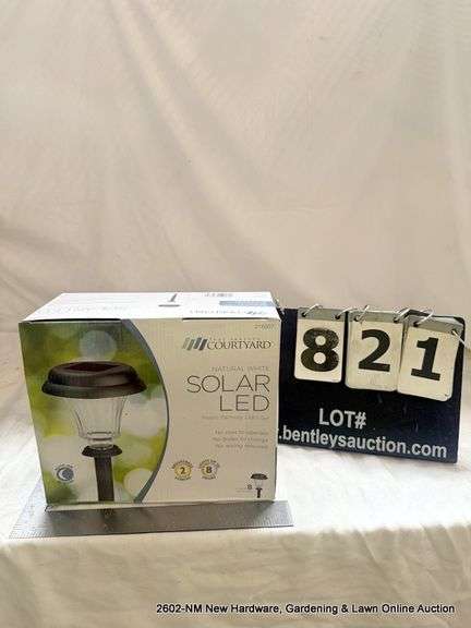 FOUR SEASONS COURTYARD NATURAL WHITE SOLAR LED PATHWAY LIGHT, SET OF 8 ...