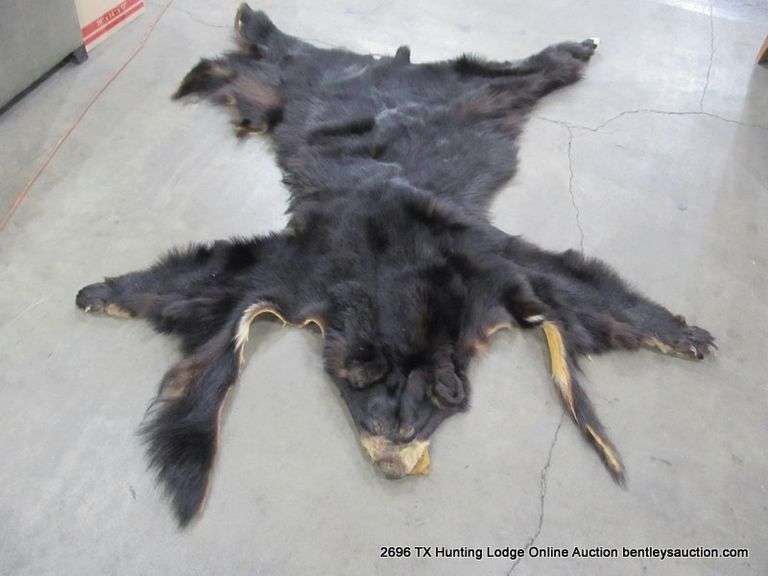SMALL BLACK BEAR FUR PELT/HIDE - Bentley & Associates, LLC