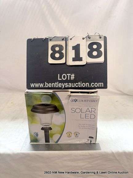 FOUR SEASONS COURTYARD NATURAL WHITE SOLAR LED PATHWAY LIGHT, SET OF 8 ...