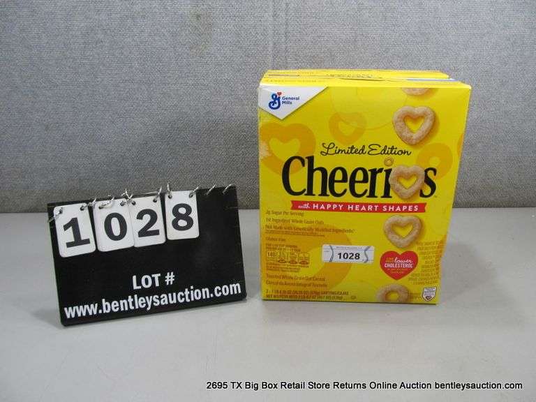 (2) BOXES: CHEERIOS-HEART SHAPED - Bentley & Associates, LLC