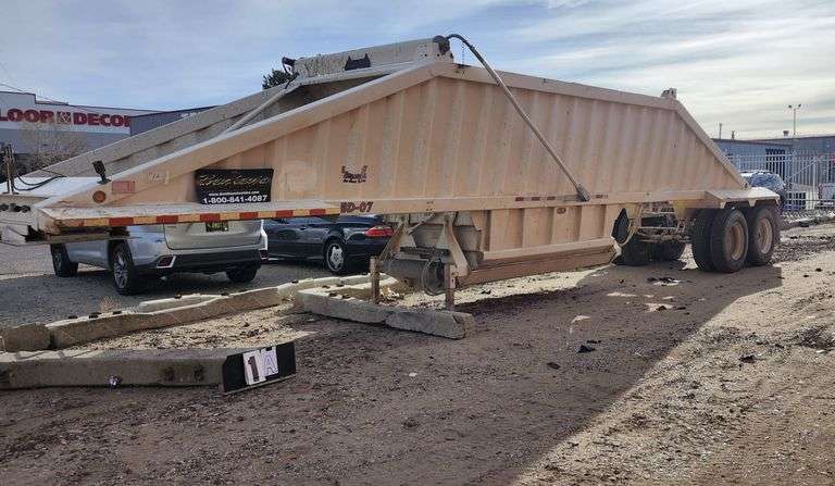 2012 CONSTRUCTION TRAILER SPECIALISTS CONSTRUCTION BELLY DUMP TRAILER BDT 40 DUMP TRAILER ...