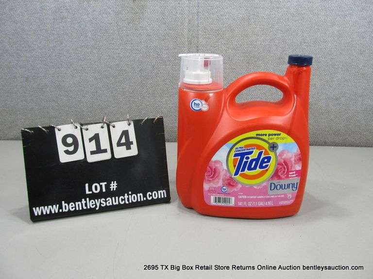 TIDE/DOWNY APRIL FRESH LAUNDRY DETERGENT, 141 OZ BOTTLE - Bentley ...