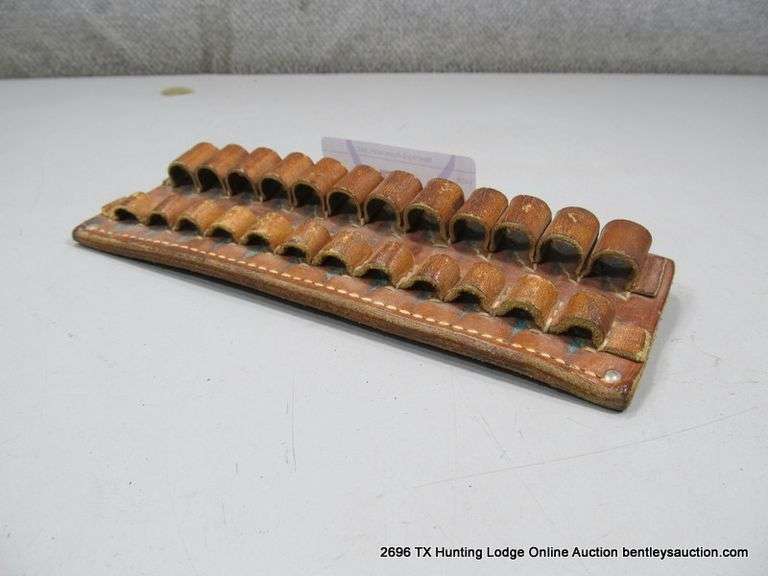 BUCKEIMER LEATHER BELT BULLET HOLDER - Bentley & Associates, LLC