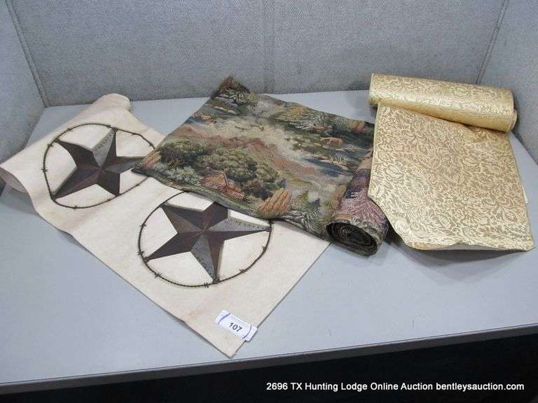 LOT: 3 ASSORTED SIZE TABLE RUNNERS - Bentley & Associates, LLC