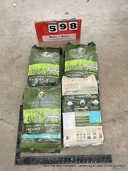 EARTH SCIENCE 1-STEP LAWN THICKENER TALL FESCUE, 12# BAG COVERS, 1500 ...