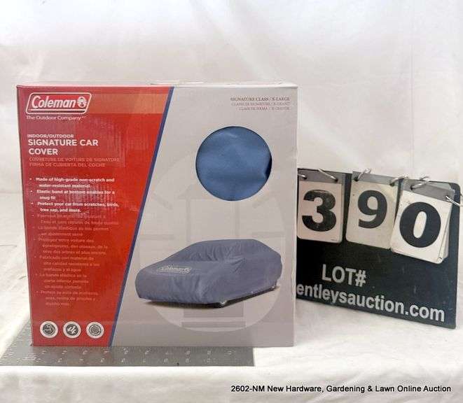 COLEMAN INDOOR/OUTDOOR SIGNATURE CAR COVER - Bentley & Associates, LLC