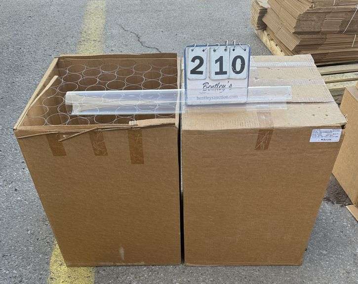 BOX: POLYCARBONATE TUBES - CLEAR, 30-1/2", 46 PIECES, #042517 (2X MONEY ...