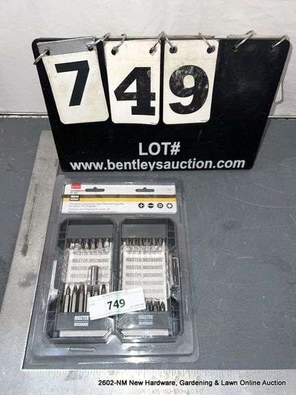 MASTER MECHANIC 40 PIECE SCREWDRIVER BIT SET - Bentley & Associates, LLC