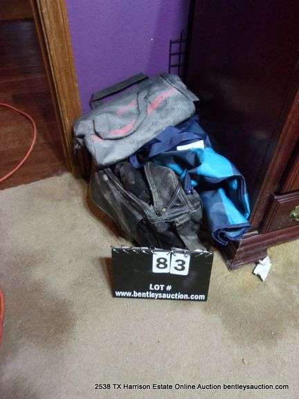 LOT: CRAFTSMAN TOOLBAG, BLUE DUFFEL BAG, VHS CAMERA/RECORDER - Bentley ...