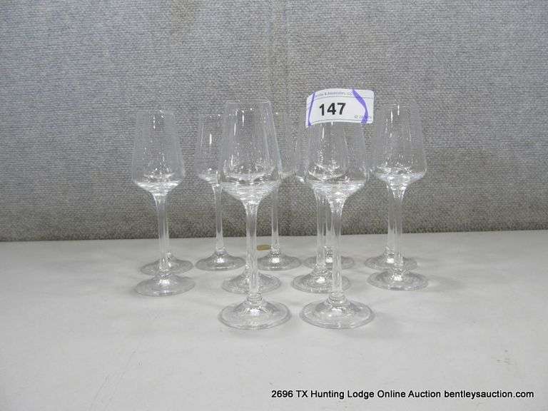LOT: 11 SHERRY STEM GLASSES - Bentley & Associates, LLC