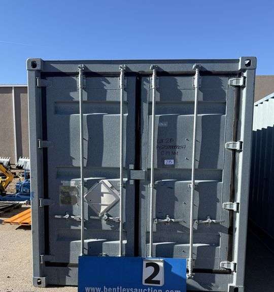 SHIPPING CONTAINER TYPE: J20-217/10, MAX WEIGHT 52,910 LBS, 20'L X 8'W ...