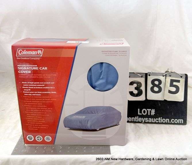 COLEMAN INDOOR/OUTDOOR SIGNATURE CAR COVER - Bentley & Associates, LLC