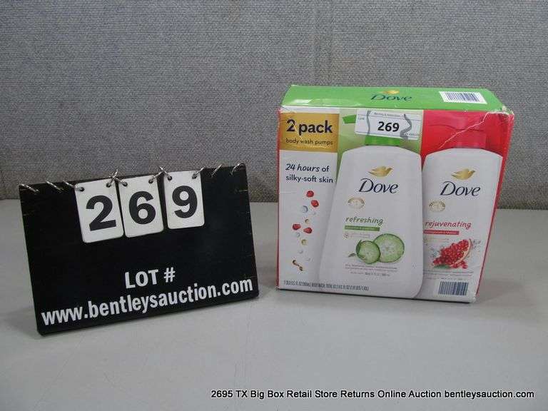 2 PACK DOVE BODY WASH PUMPS - Bentley & Associates, LLC