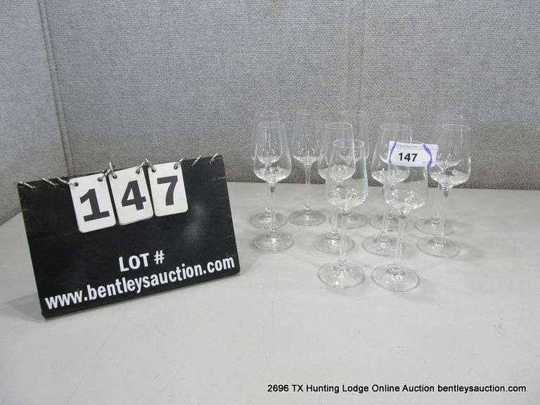 LOT: 11 SHERRY STEM GLASSES - Bentley & Associates, LLC