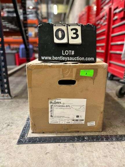 BOX: SLOAN, TOILET FIXTURE SEAT ASSEMBLY PRODUCT #2112459 - Bentley ...