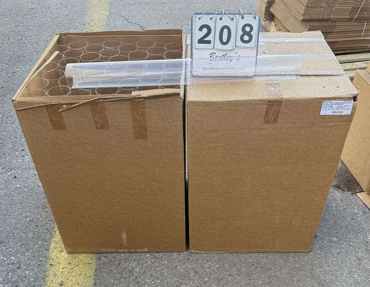 BOX: POLYCARBONATE TUBES - CLEAR, 30-1/2", 46 PIECES, #042517 (2X MONEY ...