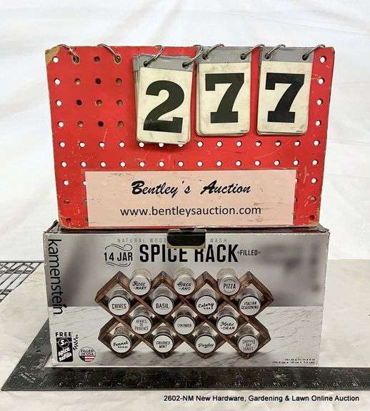 KAMENSTEIN 14 JAR SPICE RACK - Bentley & Associates, LLC