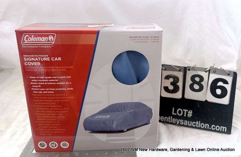 COLEMAN INDOOR/OUTDOOR SIGNATURE CAR COVER - Bentley & Associates, LLC