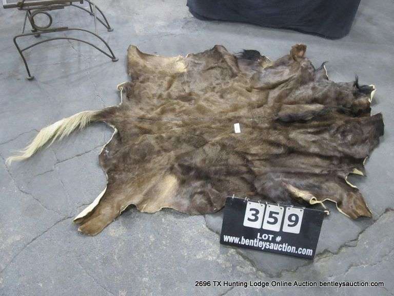 AFRICAN BLACK WILDEBEEST PELT - Bentley & Associates, LLC