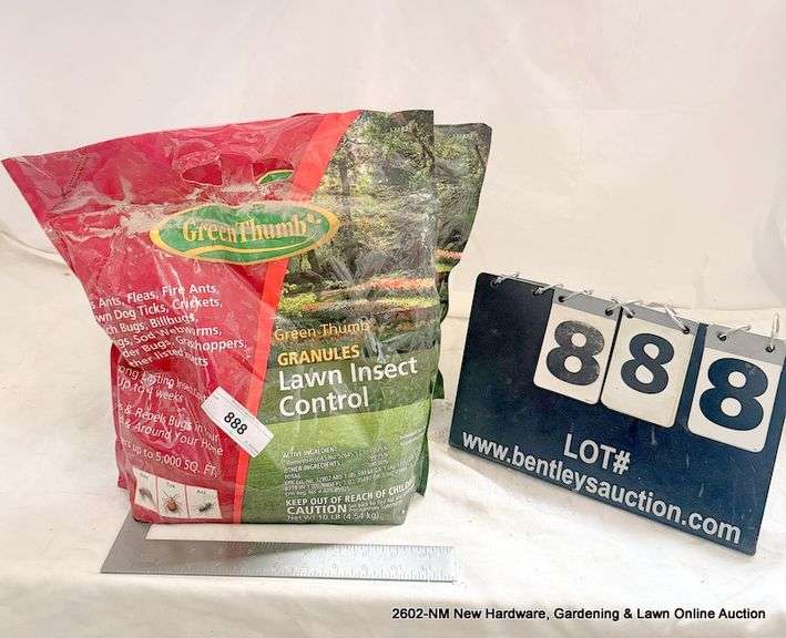 GREEN THUMB GRANULES LAWN INSECT CONTROL, 10# BAG, COVERS UP TO 5000 SQ ...