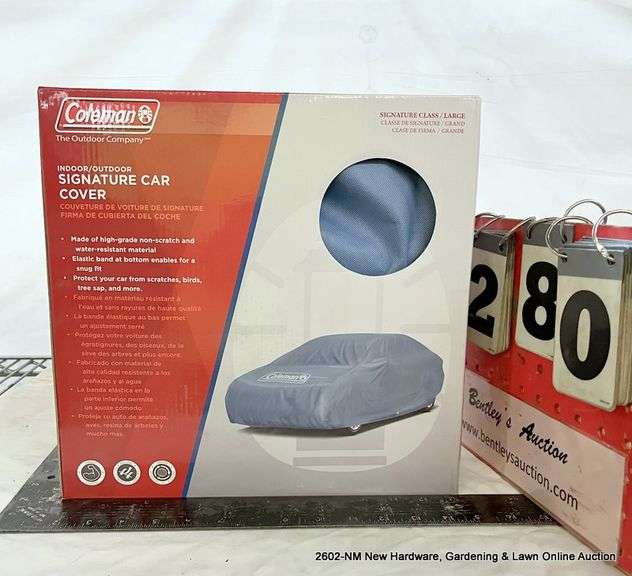 COLEMAN INDOOR/OUTDOOR SIGNATURE CAR COVER - Bentley & Associates, LLC