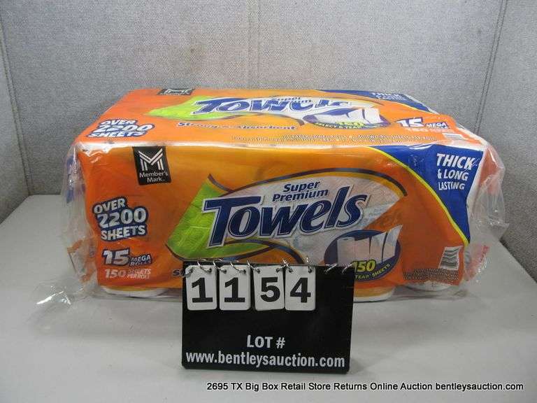 MM SUPER PREMIUM 15 MEGA ROLLS PAPER TOWELS - Bentley & Associates, LLC