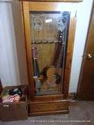 CRAFTMADE SMALL GLASS FRONT GUN DISPLAY CASE, KEY=? - Bentley ...