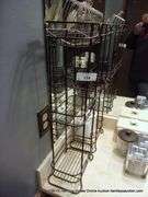 LOT: (2) SHOWER METAL ORGANIZER RACKS, WALL RACK, COUNTER ORGANIZER ...