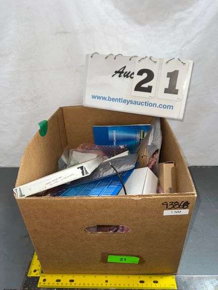BOX: ASSORTED CABLE, CONNECTORS - Bentley & Associates, LLC
