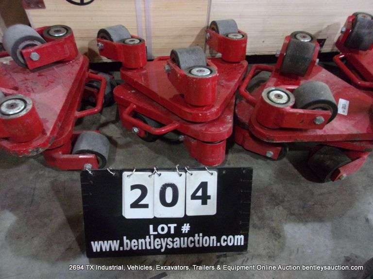 3-WHEEL TRIANGLE EQUIPMENT MOVING SKATE - CAPACITY UNKNOWN (2X MONEY ...