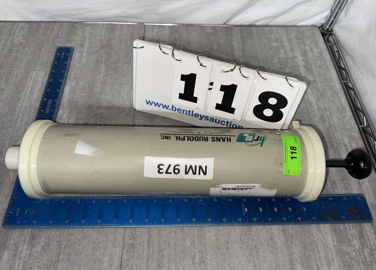 HANS RUDOLPH 5530 3 LITER CALIBRATION SYRINGE - Bentley & Associates, LLC