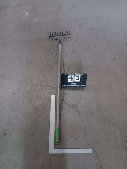 BLUE HAWK FIBERGLASS HANDLE STEEL RAKE - Bentley & Associates, LLC