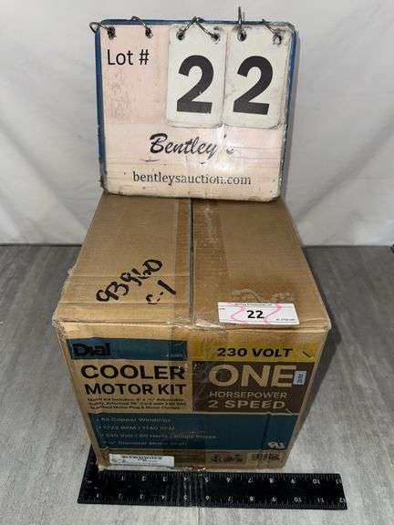 DIAL MFG. INC 2394 230 VOLT, 1 PHASE EVAPORATIVE COOLER MOTOR - Bentley ...