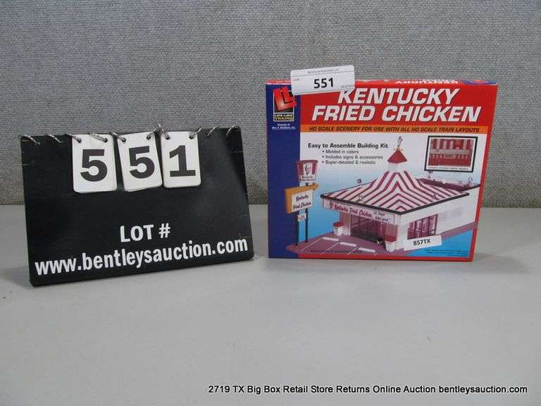 KENTUCKY FRIED CHICKEN HO SCALE BUILDING KIT - Bentley & Associates, LLC
