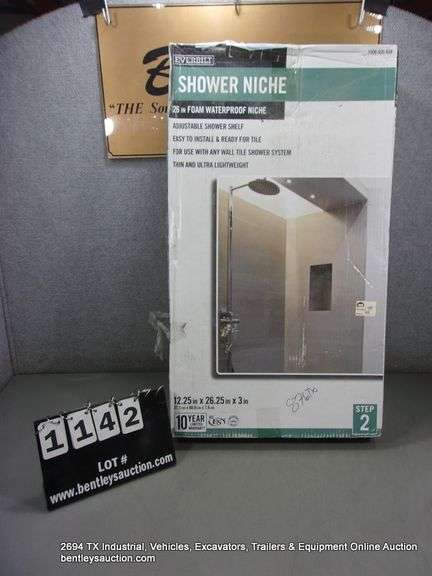 EVERBILT SHOWER NICHE STEP 2 26" FOAM WATER PROOP NICHE - Bentley ...