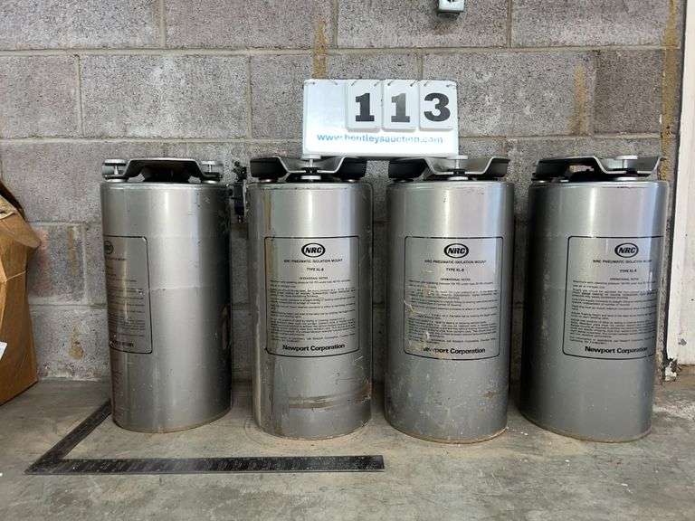 NRC TYPE XL-B PNEUMATIC ISOLATION MOUNTS - SET - Bentley & Associates, LLC