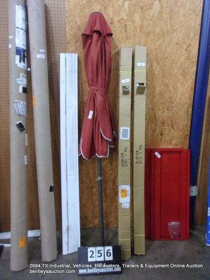 RUST COLORED PATIO UMBRELLA - Bentley & Associates, LLC