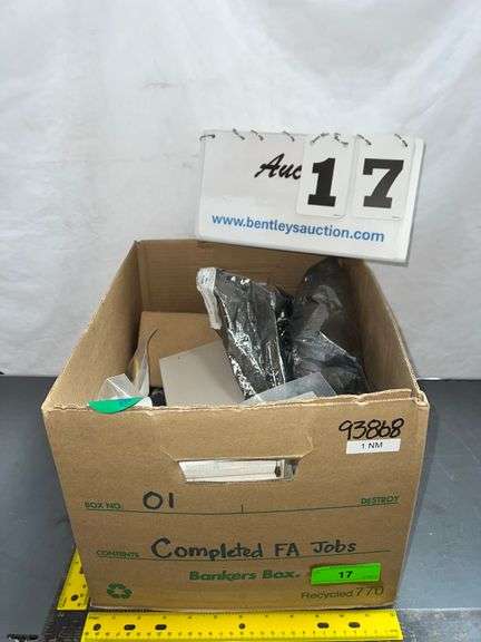 BOX: ASSORTED CABLE, CONNECTORS - Bentley & Associates, LLC