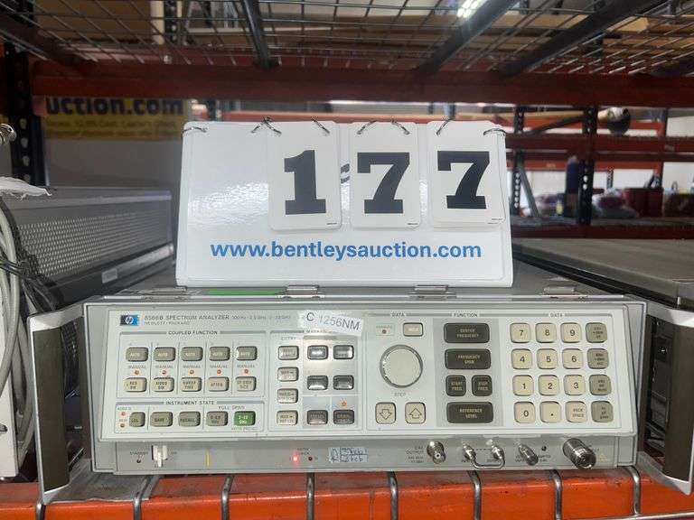 HP 8566B SPECTRUM ANALYZER - Bentley & Associates, LLC
